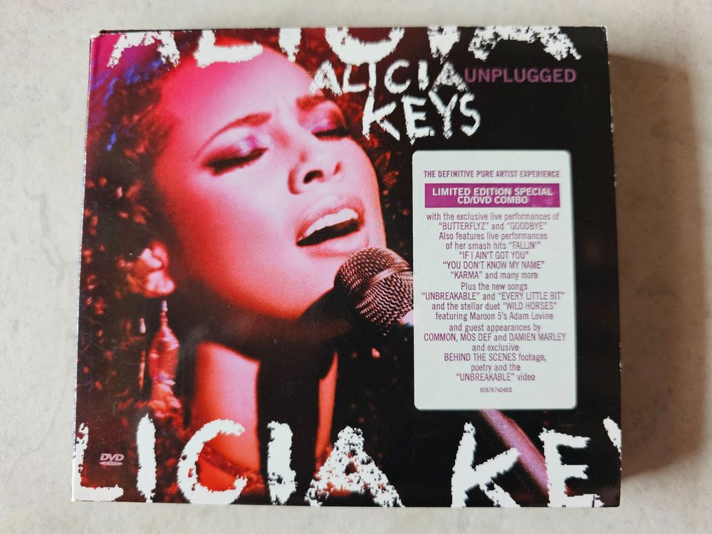 Alicia Keys - Unplugged Limited Special Edition CD + DVD (Gebraucht) in ...