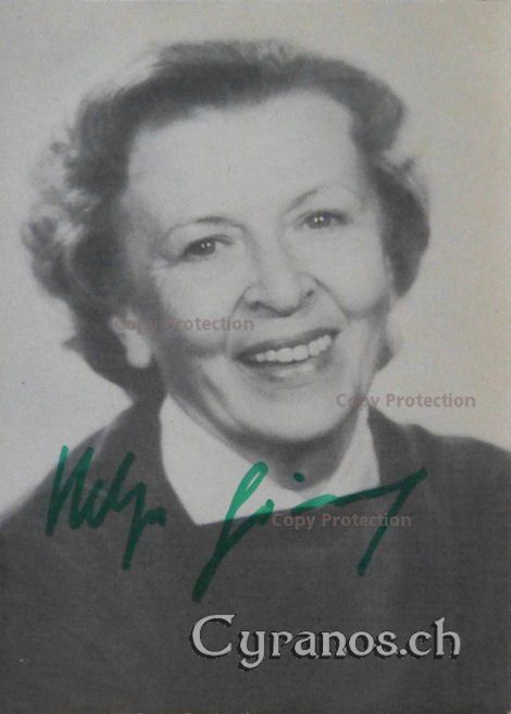 Helga Göring (1922-2010) Schauspielerin - sign. Foto (Gebraucht) in ...