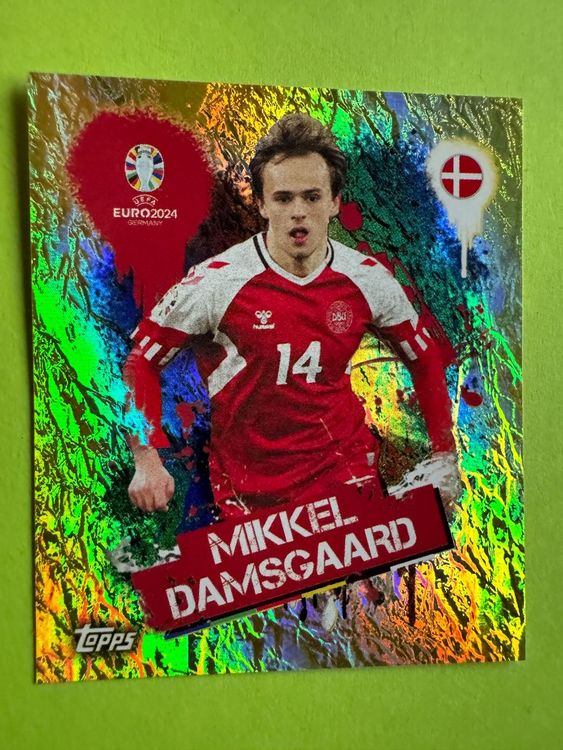 TOPPS EM 2024 / DEN 3 - MIKKEL DAMSGAARD - GOLD! (D'occasion) à ...
