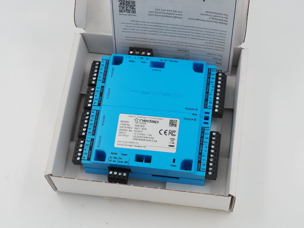 Nedap AEOS AP7803m blaue Türsteuerung (17519) (Neu (gemäss Beschreibung ...
