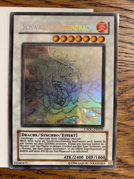 Yugioh! GHOST RARE Schwarzer Rosendrache (Gebraucht) in Wil für CHF 200 – mit Lieferung auf ...