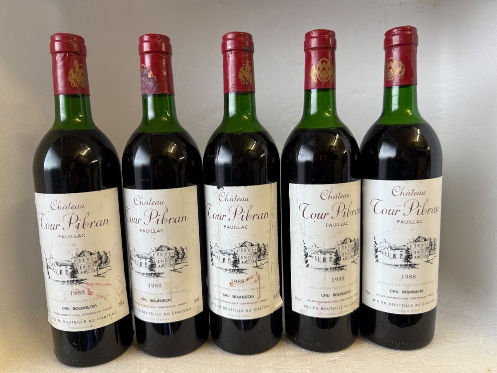 Château Tour Pibran, Pauillac, 1988, Cru Bourgeois, 5 Fl... (Neu und ...