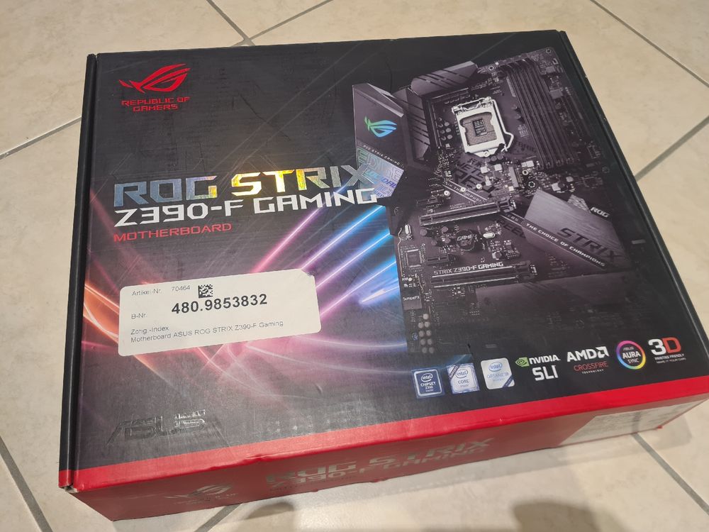 Asus Rog Strix Z 390-F Gaming Motherboard | Kaufen auf Ricardo