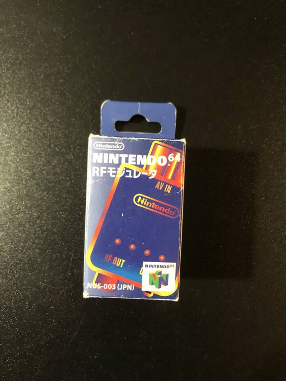 RF Adaptor Nintendo N64 Japan Import mit original Verpackung (Neu ...