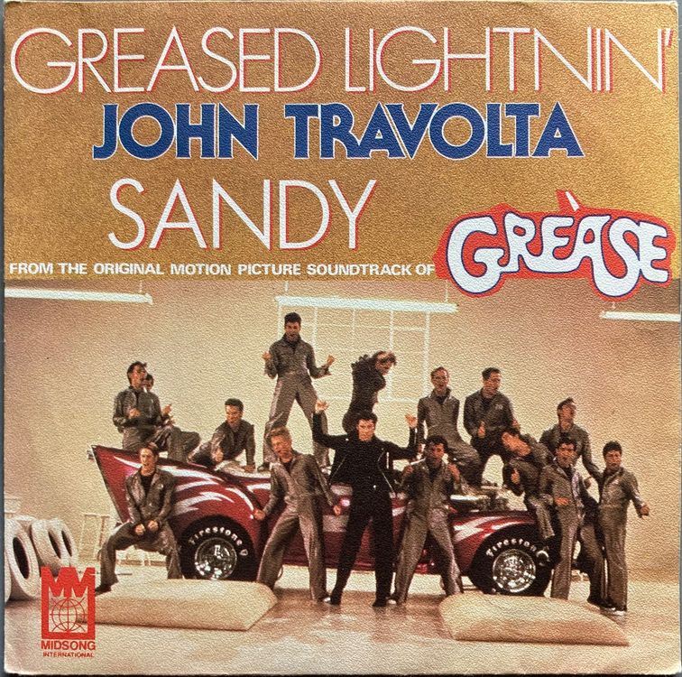MUSIQUE DE FILM / JOHN TRAVOLTA - GREASED LIGHTNIN' / SANDY (D'occasion ...