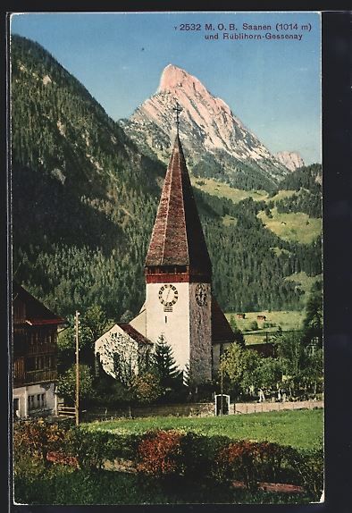 Saanen, Kirche und Rüblihorn-Gessenay | Kaufen auf Ricardo