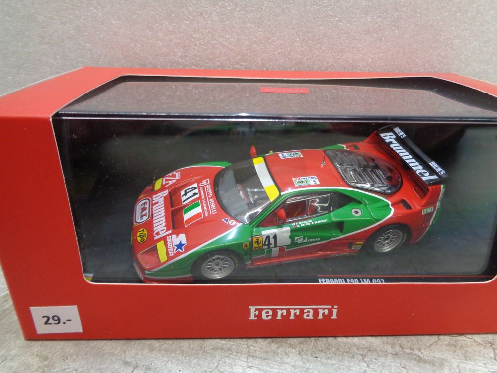 Ixo 1:43 Ferrari F40 24 Heures du Mans 1995 | Kaufen auf Ricardo