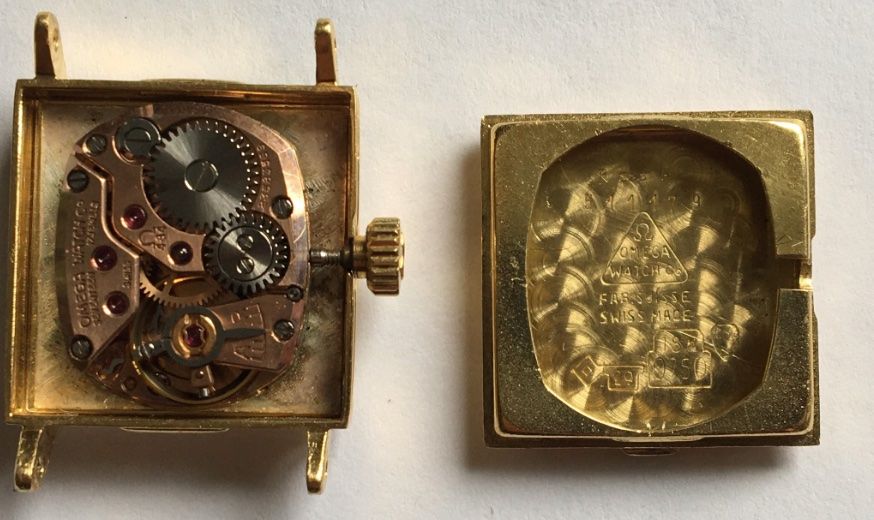 18K Solid Gold Omega Tank Damen Uhr (Gebraucht) in Zürich für CHF 699 ...