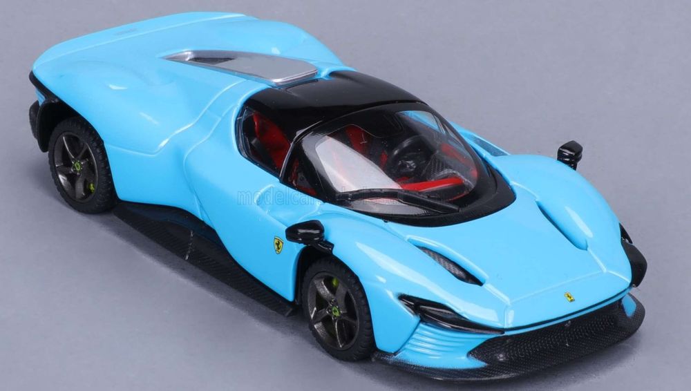 FERRARI DAYTONA SP3 CLOSED Baby Blue 1/18 Bburago NEU (Neu und ...