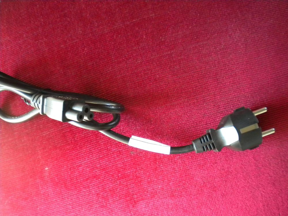 Laptop Stromkabel zum Trafo mit deutsche Stecker (Neu und ...