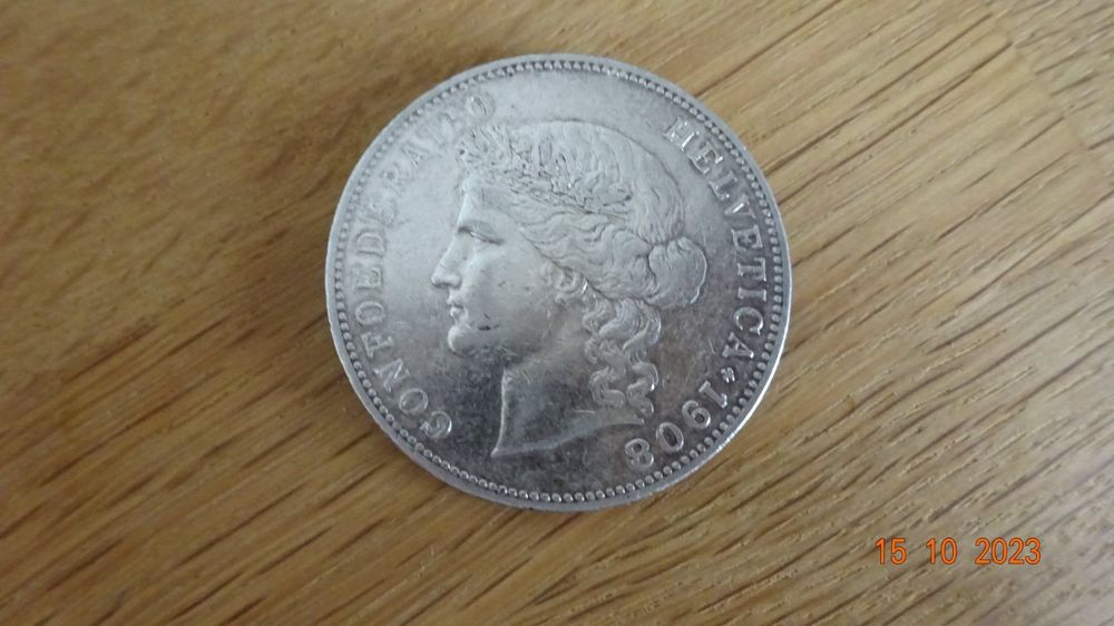 5 Fr 1908 Frauenkopf | Kaufen auf Ricardo