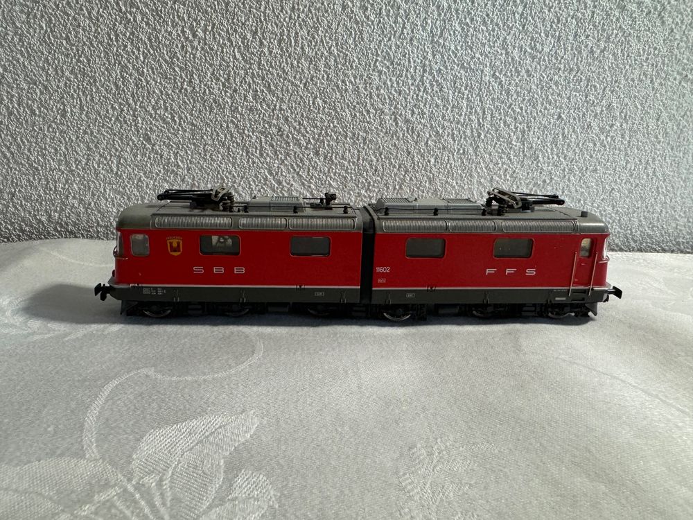 Hag SBB Re 6/6 2-teilig 11602 rot H0 (Gebraucht) in Reutlingen für CHF ...