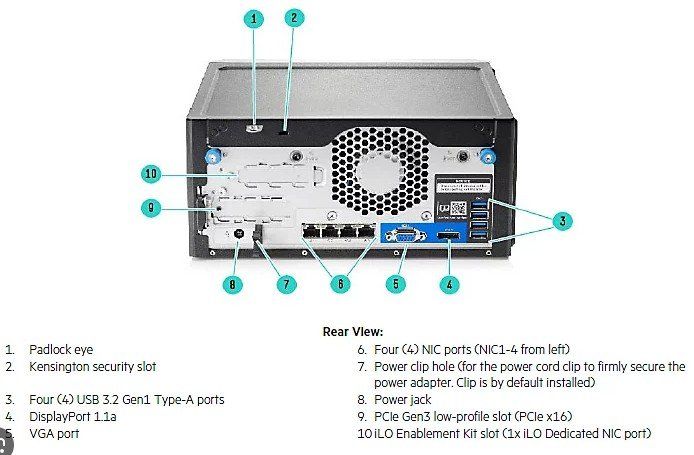 HPE ProLiant Microserver Gen10 / Intel Xeon / 32GB / 4.0TB (Gebraucht ...