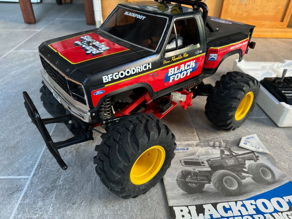 Tamiya RC Blackfoot Vintage 1986 - Set mit Zubehör (Gebraucht) in Uster ...