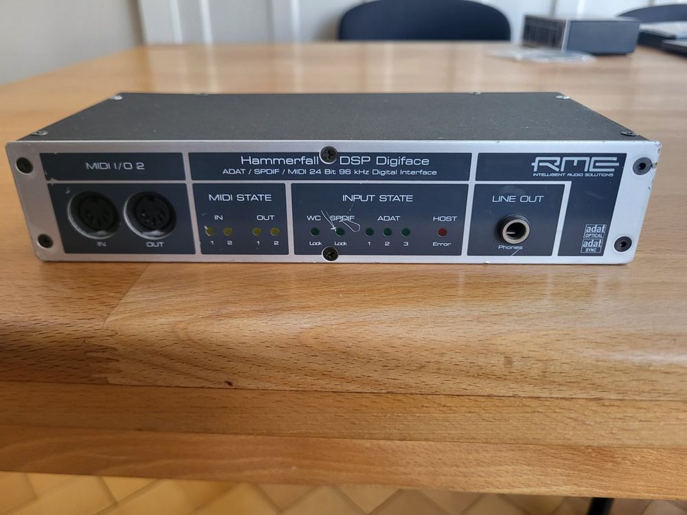 RME Hammerfall DSP Digiface (Gebraucht) in St.Gallen für CHF 50 – mit ...