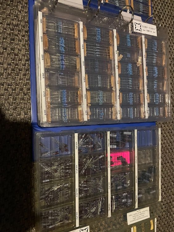 Widerstände, Kondensor Sortiment Nova Comp-Card-System (Neu und ...