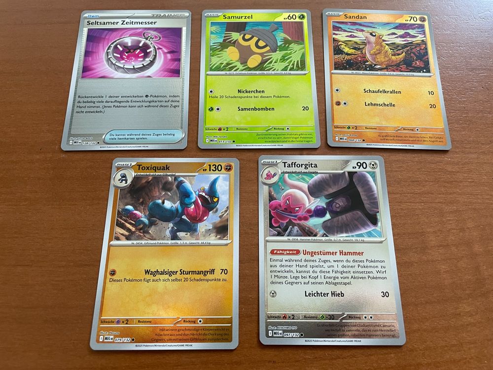 Pokemon Reverse Karten Set (Versand gratis) (Neu (gemäss Beschreibung ...
