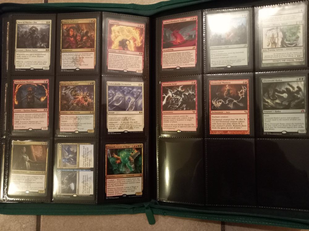 Magic the Gathering Ordner mit 258 rare und mythic Karten | Kaufen auf Ricardo