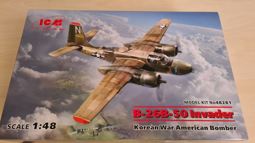 1:48 B-26B-50 Invader Korean War - ICM 48281 (Neu (gemäss Beschreibung ...