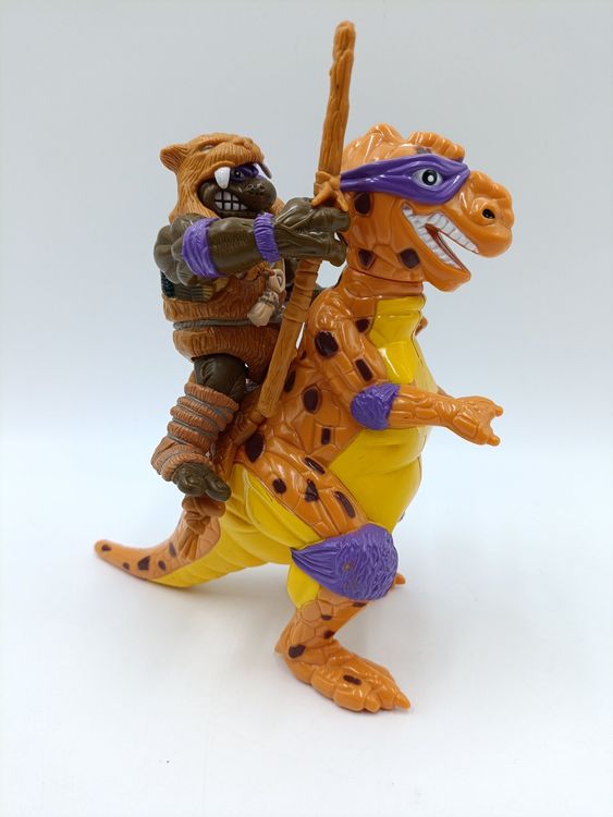 Cave Turtle Don mit Dino, 90er Action Figur (Gebraucht) in für CHF 69 ...
