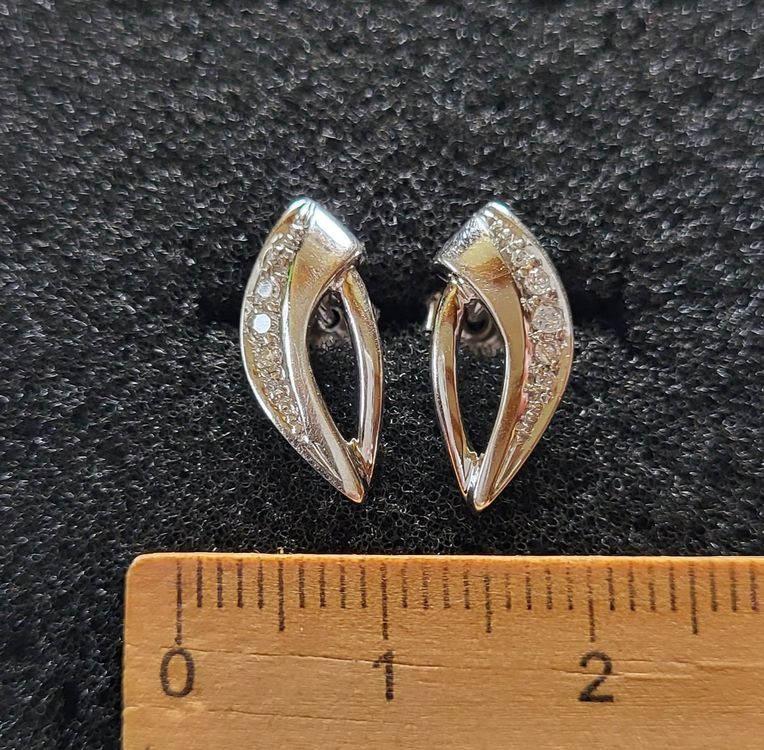 750 Weiss Gold Ohrstecker Mit Brillanten (Gebraucht) in Wald ZH für CHF 340 – mit Lieferung auf ...