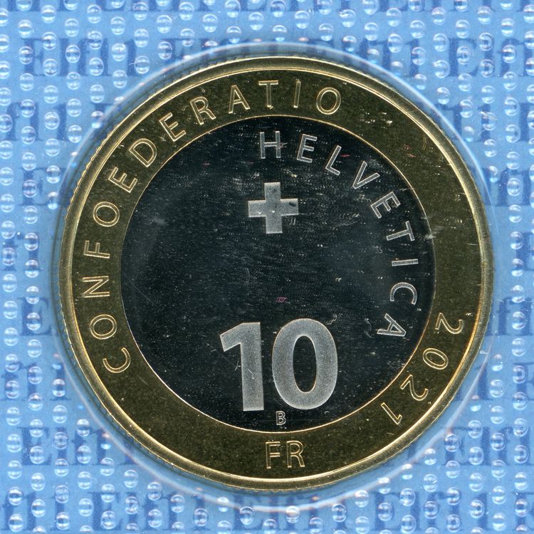 CHF__10.00 2021 Fuchs stgl 10 Franken (Neu und originalverpackt) in Widnau für CHF 30 – mit ...
