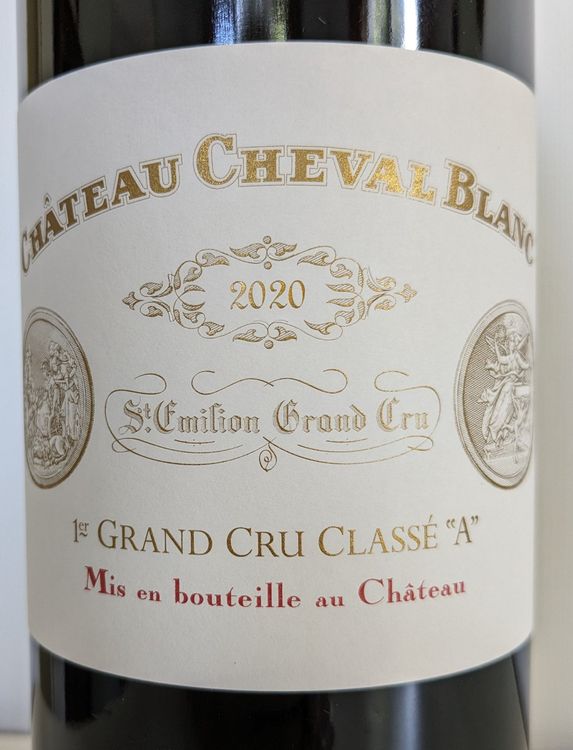 Château Cheval Blanc 2020 Magnum in OHK (Neu und originalverpackt) in Giffers für CHF 1196 – mit ...