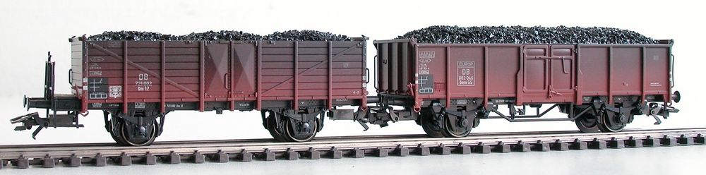 Märklin 2 Kohletransportwagen Om12/Omm55 der DB Spur H0 (Gebraucht) in Oberwil BL für CHF 32 ...