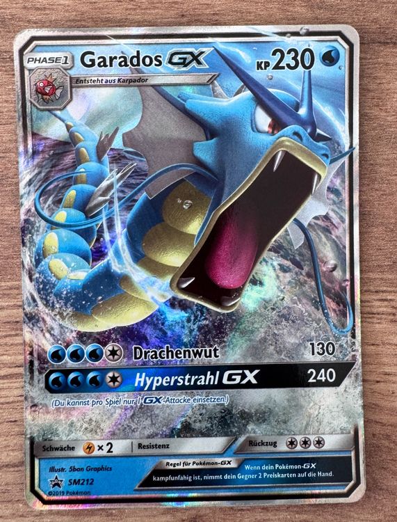Garados FULL ART PROMO Pokemon DE SM212 (Neu (gemäss Beschreibung)) in Andelfingen für CHF 1 ...