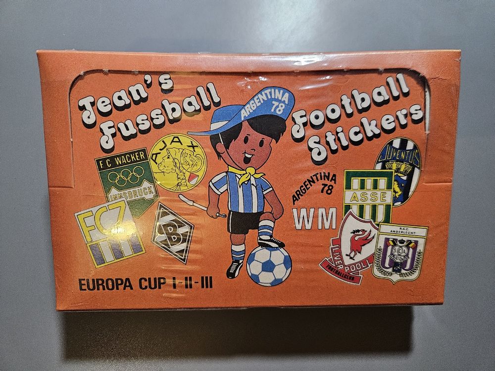 Jean's Fussball Sticker Europa Cup I-II-III Panini 1978 OVP (Neu und ...
