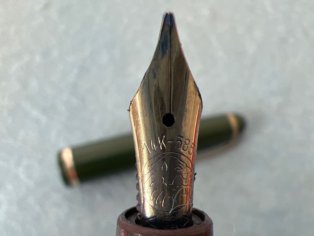 Alter Füllfederhalter mit Goldfeder Feder Gold 585 14 Kt. (Gebraucht ...