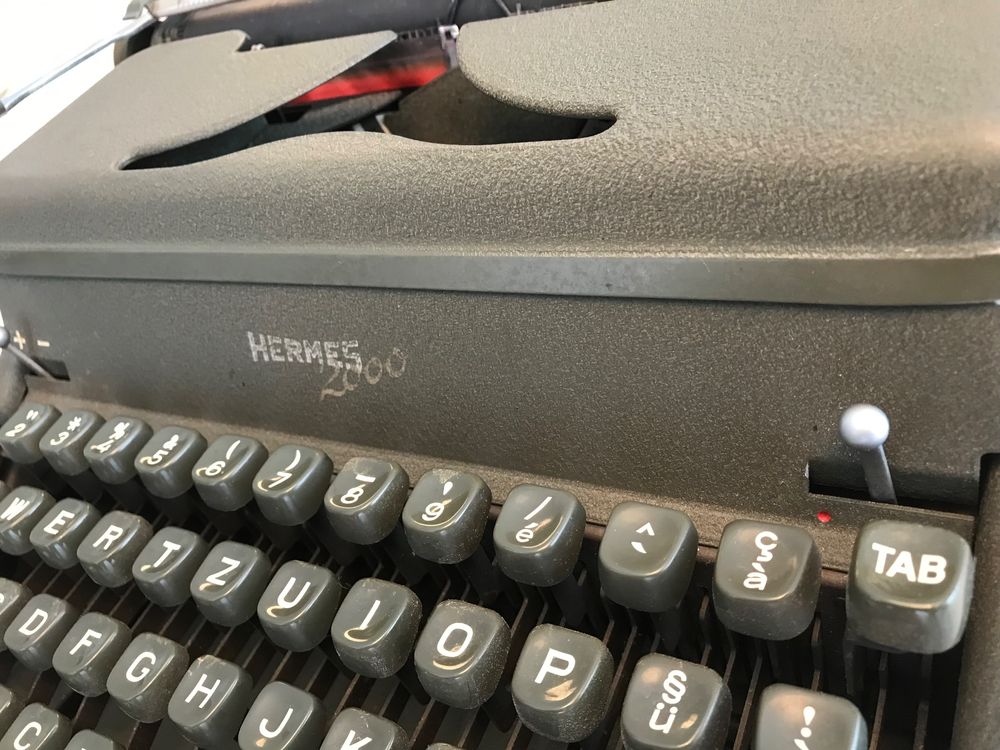HERMES 2000 Schreibmaschine, ca. 1950 +/- (Machine à écrire) (Gebraucht ...