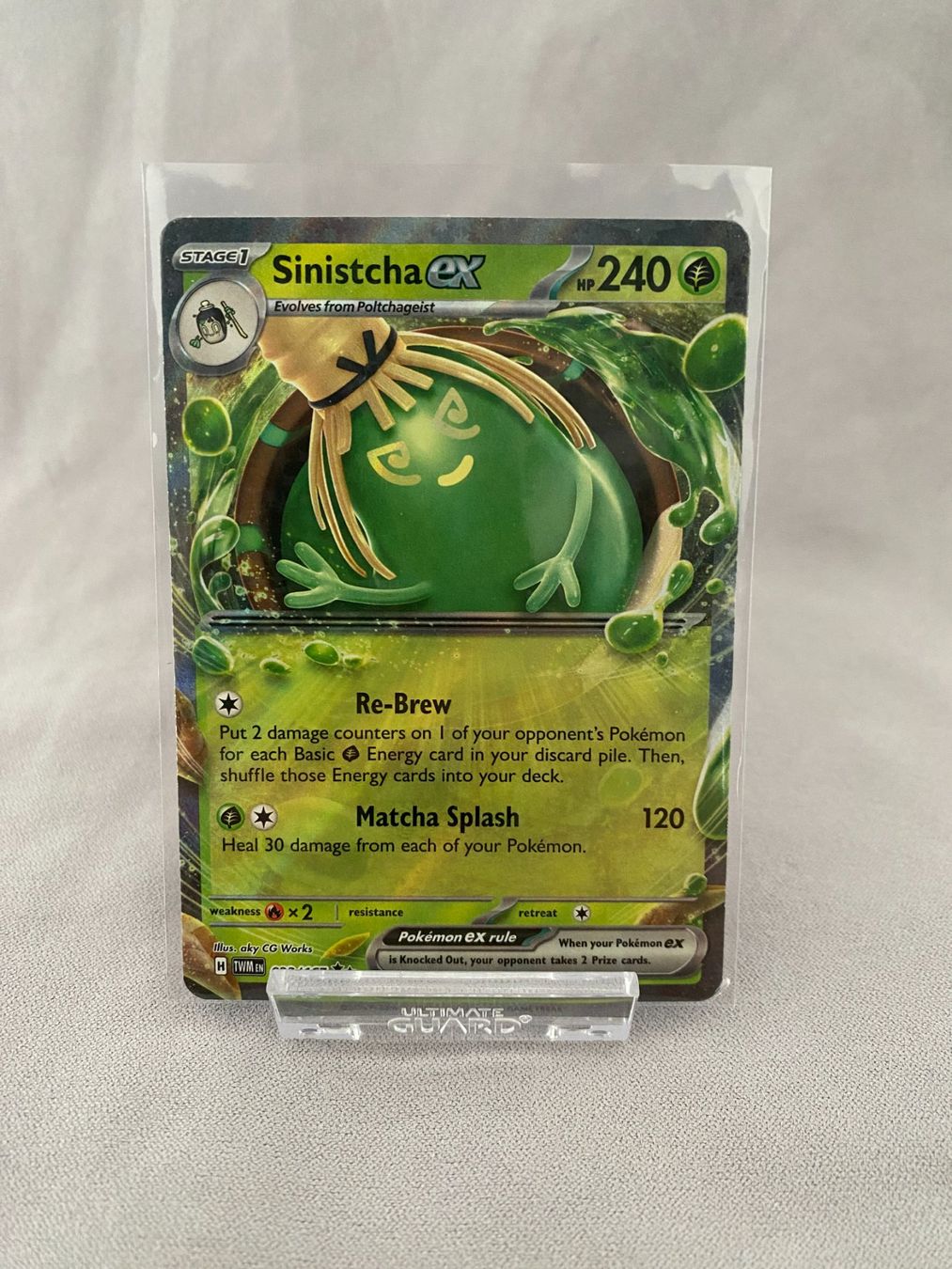 Pokémon Twilight Masquerade / Sinistcha ex 023/167 EN (Neu (gemäss ...