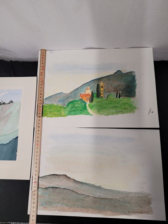 3 Alte Aquarelle Bilder | Kaufen auf Ricardo