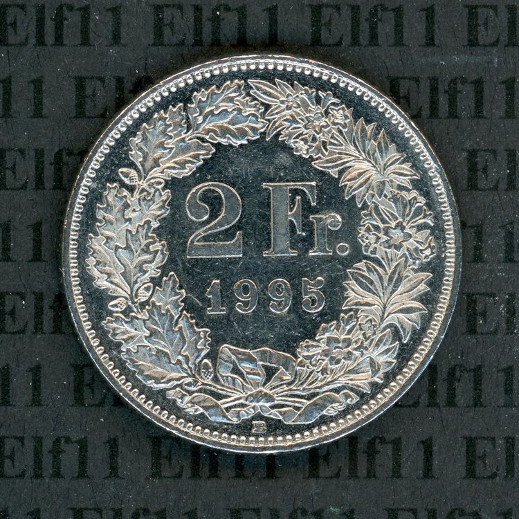 CHF___2.00 1995 -vz 2 Franken (Gebraucht) in Widnau für CHF 5 – mit Lieferung auf Ricardo kaufen