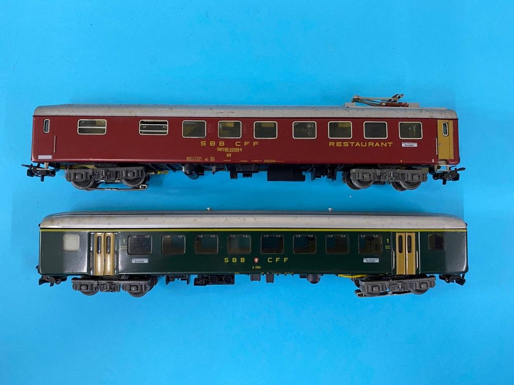 AC Märklin «Bastellot» SBB WR-Speisewagen mit Beleuchtung (Gebraucht) in Regensdorf für CHF 7 ...