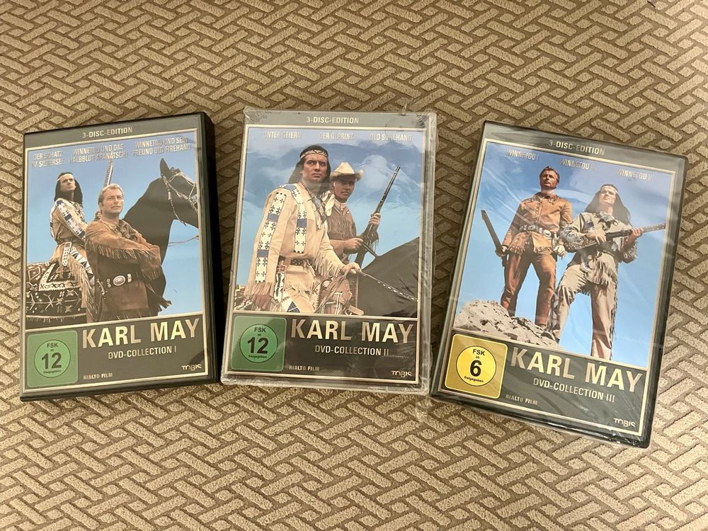 Karl May DVD-Collection I-III (Winnetou & Co.) (Neu (gemäss ...