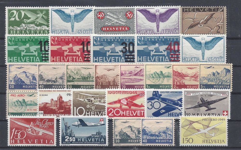 Lot diverse CH Flugpost Ausgaben | Kaufen auf Ricardo