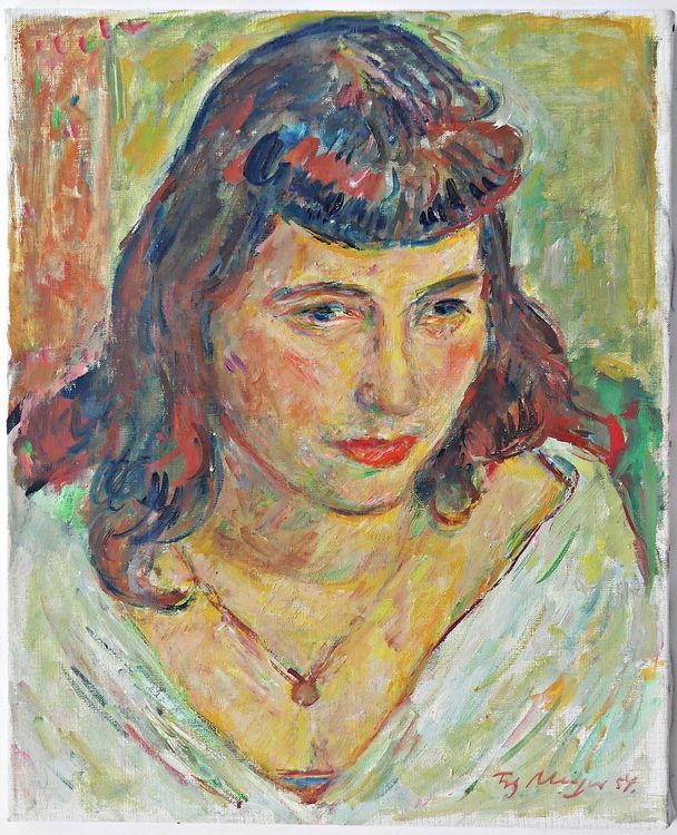 Fritz MEIJER (1900-1969) - Ölgemälde Modernes Damenbildnis (Gebraucht) in Ostermundigen für CHF ...