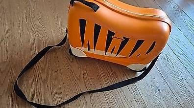 Samsontie Kinder-sitz-roll-koffer mit Trag/ziehriemen, (Gebraucht) in ...