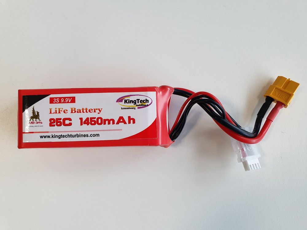 KingTech Turbinen-Akku LiFe 1450mAh 3S 9.9V 25C (Neu und ...