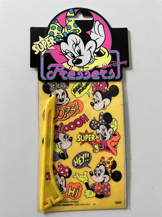 Vintage Neon Minnie Mouse Pressers 80/90's - Disney -Sticker | Kaufen ...