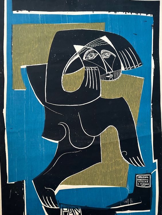 Ernst Tinner (1936) Grosse Litho Handsig (Gebraucht) in Root für CHF 39 ...