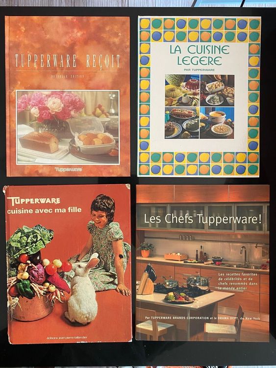 4 livres de cuisine anciens - Tupperware (Gebraucht) in Leytron für CHF ...