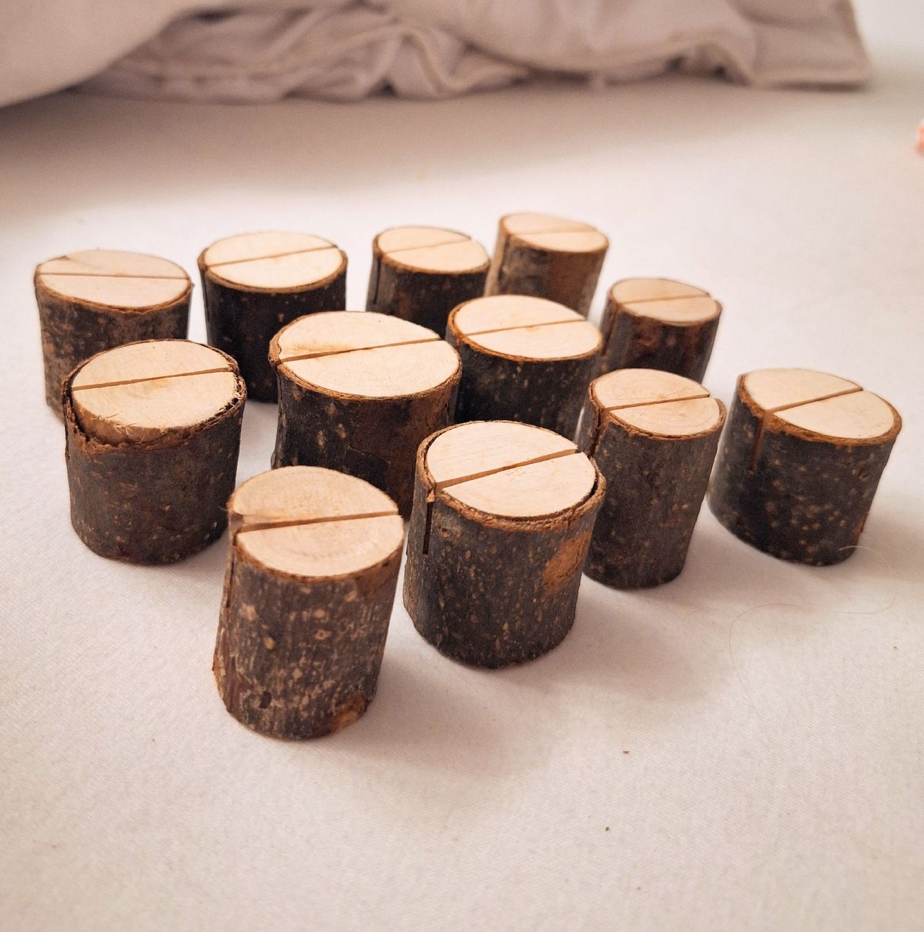 Rustic Wooden Place Card Holders, 12 Pieces (Gebraucht) in Volketswil ...