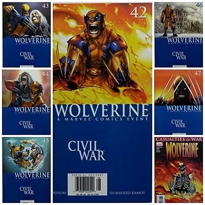 WOLVERINE 42-48 VENDETTA COMPLETE CIVIL WAR STORY ARCH 2006 (Gebraucht ...