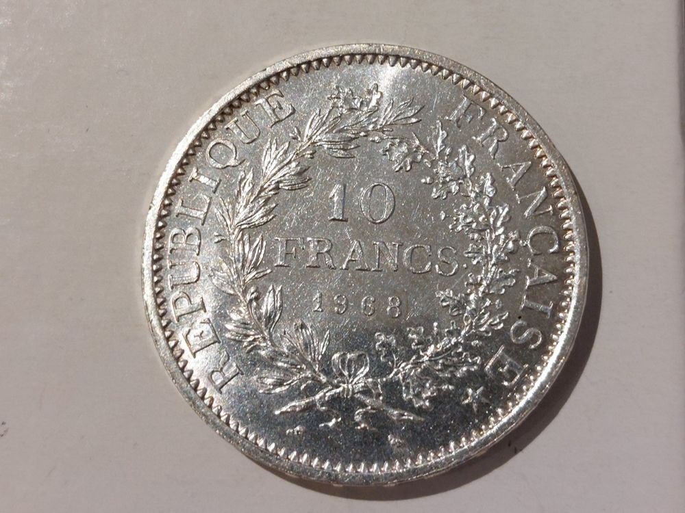 Frankreich 10 Francs 1968 Silber (Gebraucht) in für CHF 15 – mit ...