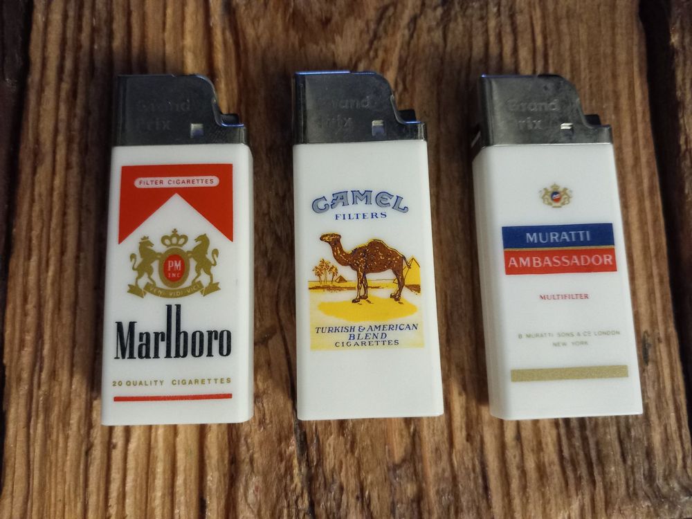 Briquets ancien marlboro camel muratti ambassador (Gebraucht) in ...