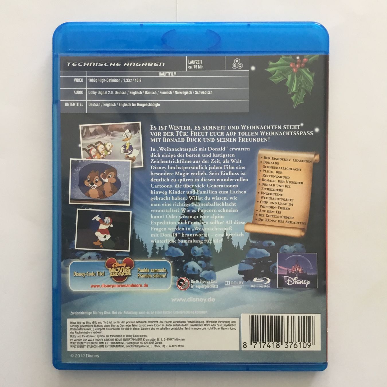 Weihnachtsspass mit Donald Blu Ray (Neu (gemäss Beschreibung)) in ...