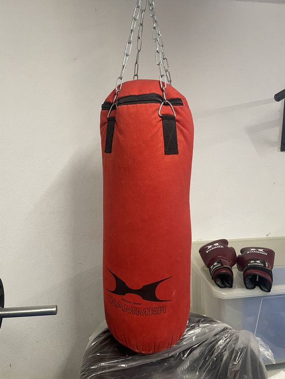 HAMMER Boxsack mit Boxhandschuhe | Kaufen auf Ricardo